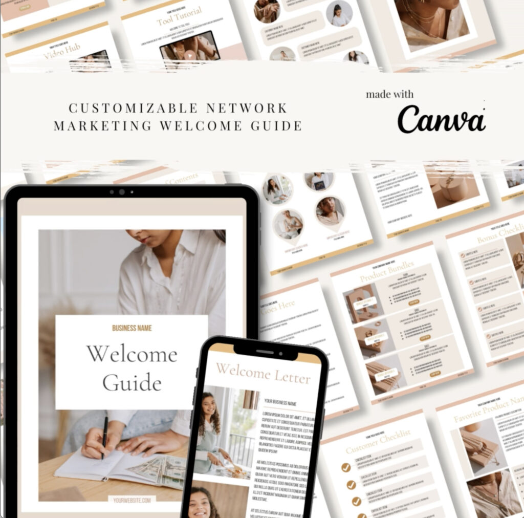 Canva Welcome Guide Template - Alexandria Hinders Creative